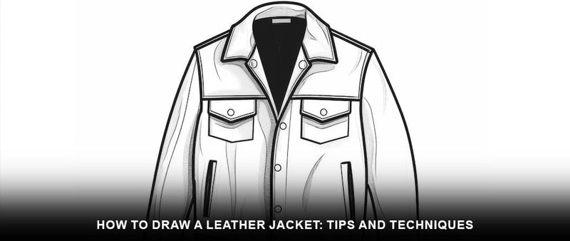 How to Draw a Leather Jacket with Simple Steps and Details