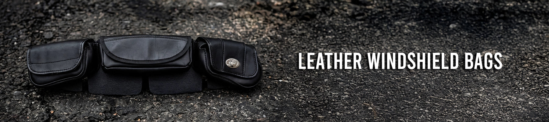 Leather Windshield Bags For Motorcycles - Daniel Smart MFG