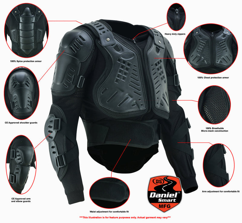 Motorcycle Body Armor | Motorcycle Padded Gear | Daniel Smart Mfg